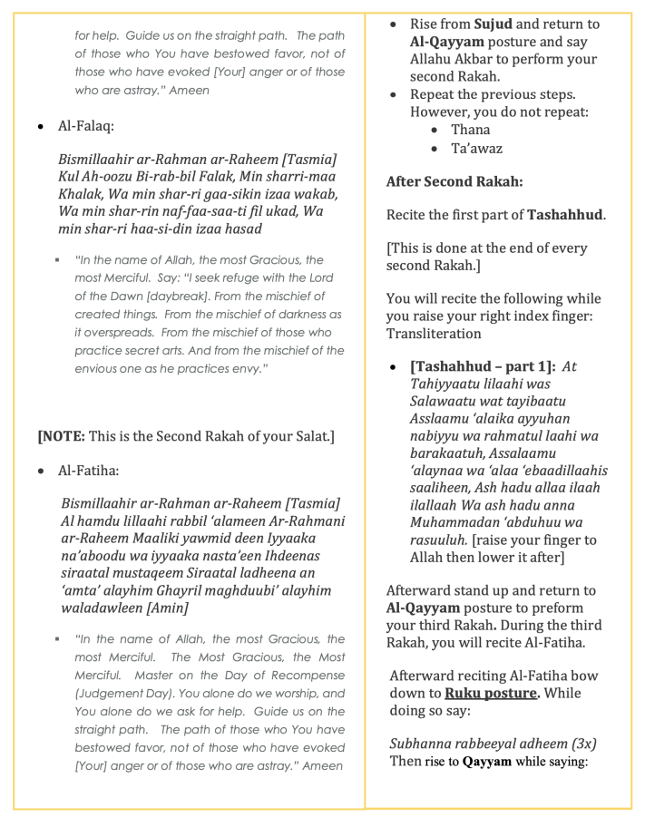 Isha Prayer – Peninsula Interfaith Counseling Center LLC